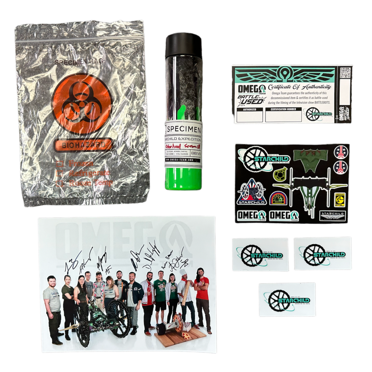 Battlebots WCVII - Starchild BattleUSED Package: LongBoi Chassis Secti ...